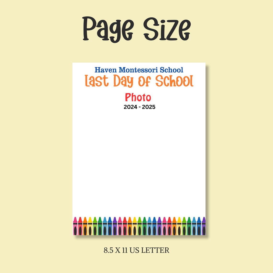 End of the Year Printable Autograph Sheet 2024-2025 Last Day of School ...