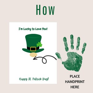 St. Patricks Day Fun Handprint Craft Toddlers Preschool Teacher ...