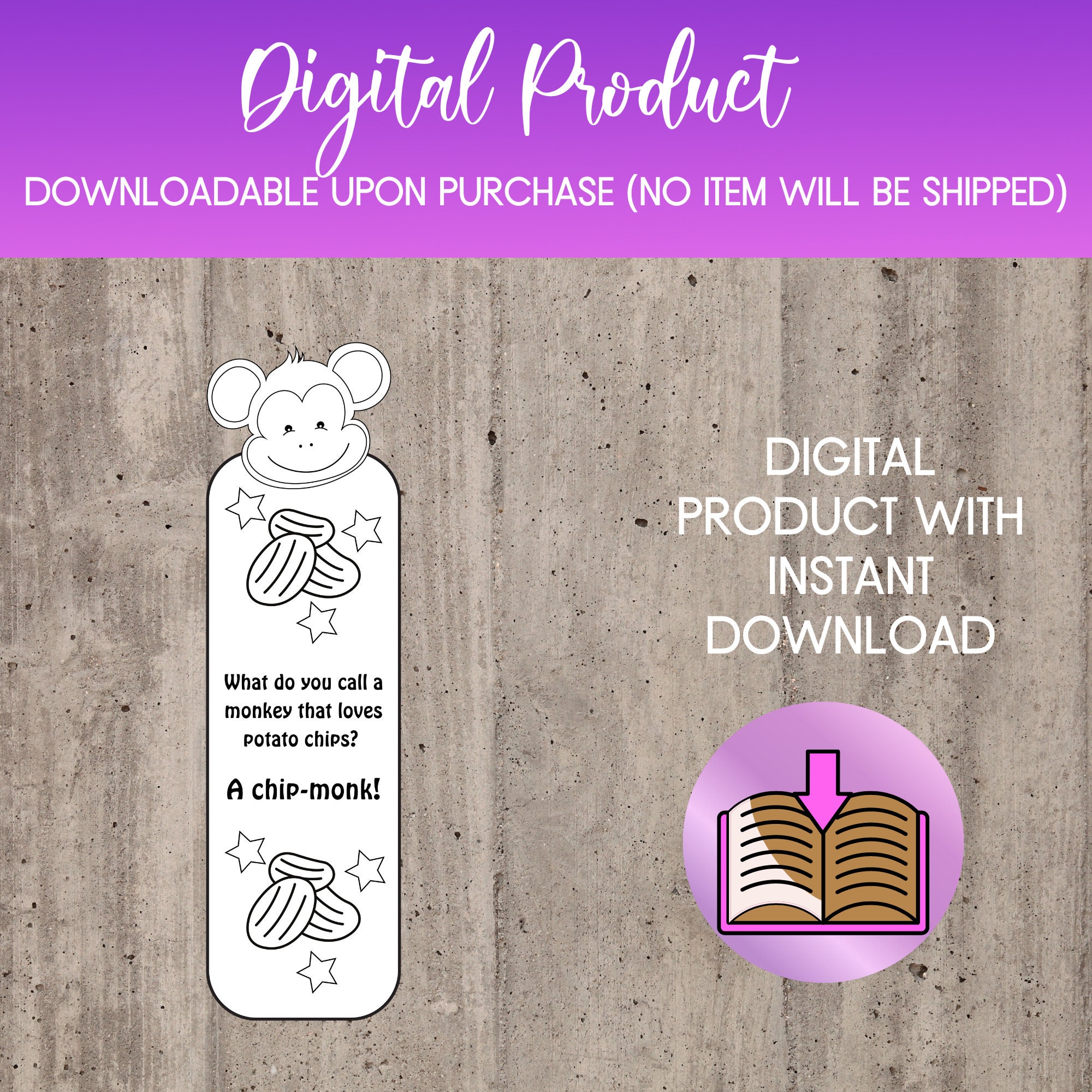 Animal Puns Coloring Bookmarks Printable Coloring Bookmarks for Kids ...