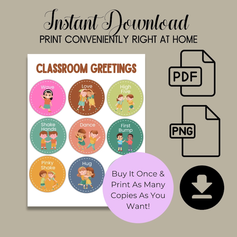 Classroom Greetings Poster Morning Greeting for Students Fun Morning ...