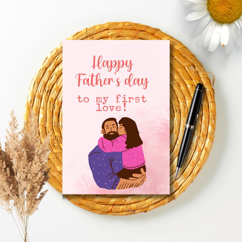 Fathers Day Card Printable Fathers Day Gift Card for Father's Day ...