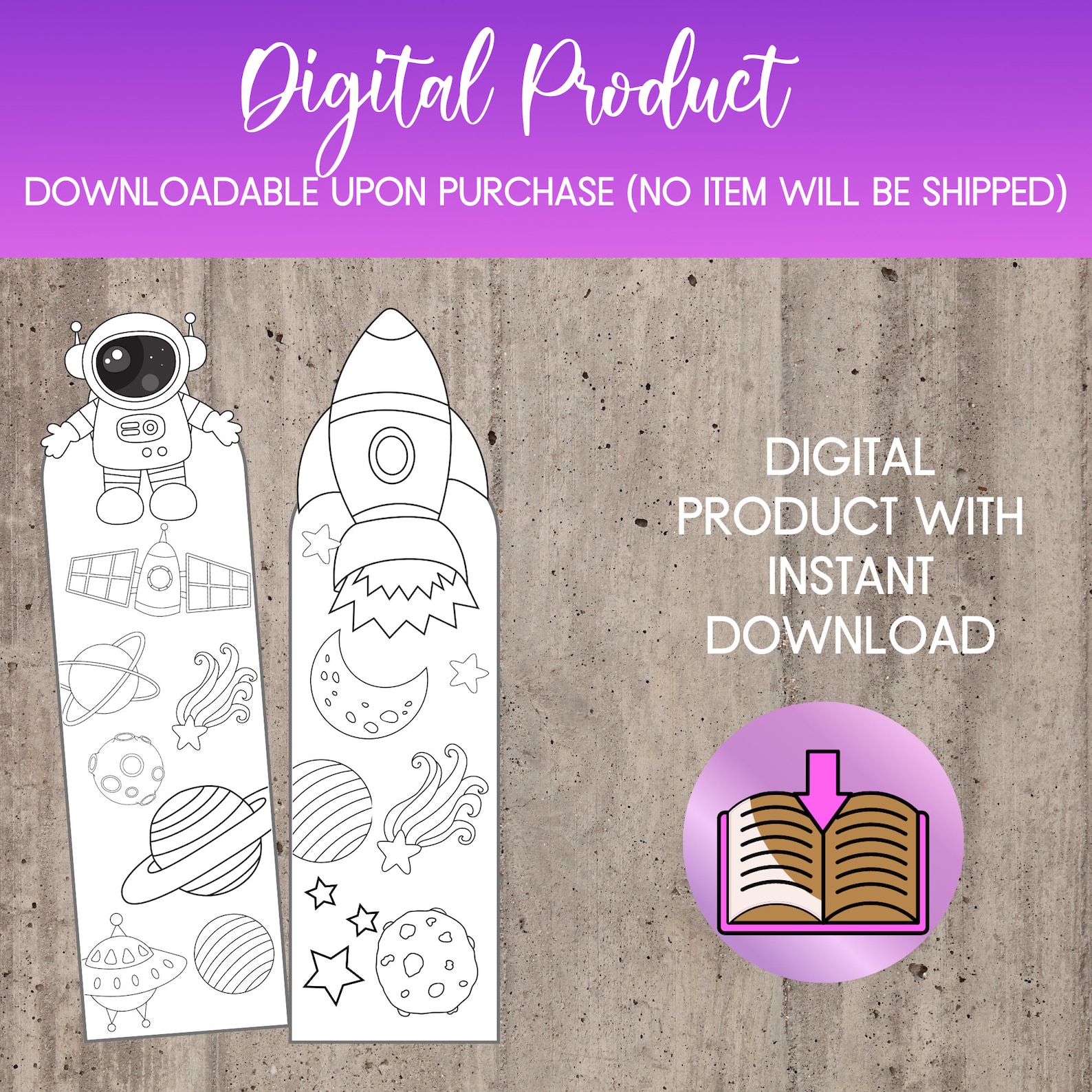 Coloring Bookmarks Printable Coloring Bookmarks Kids Classroom Activity ...