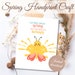 Spring Handprint Craft Art Printable Butterfly With Handprint Wings ...