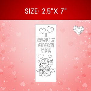 Gnome Bookmark Printable Coloring Bookmarks Bookmarks to Color ...