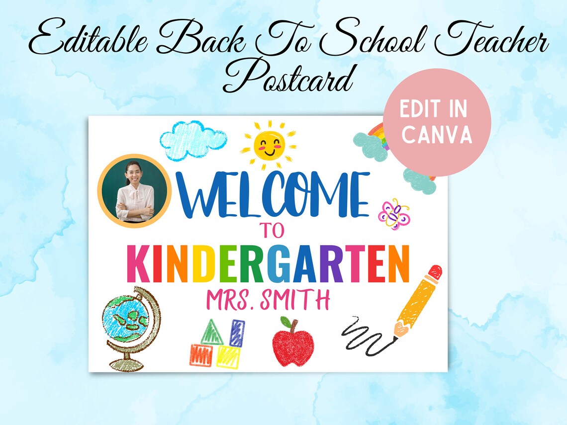 Teacher Welcome Back to School for Students Customized Photograph of ...