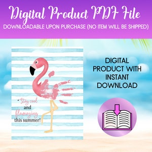 Summer Handprint Craft Bundle Summer Handprint Art for Toddler Summer ...