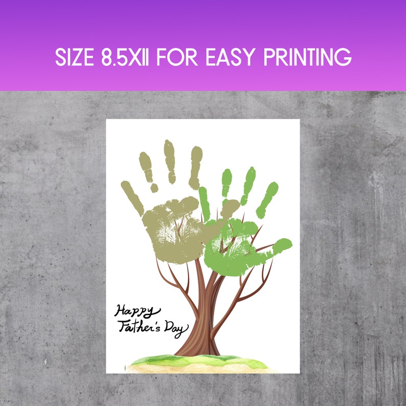 Fathers Day Handprint Craft Fathers Day Handprint Art Fathers Day Craft ...