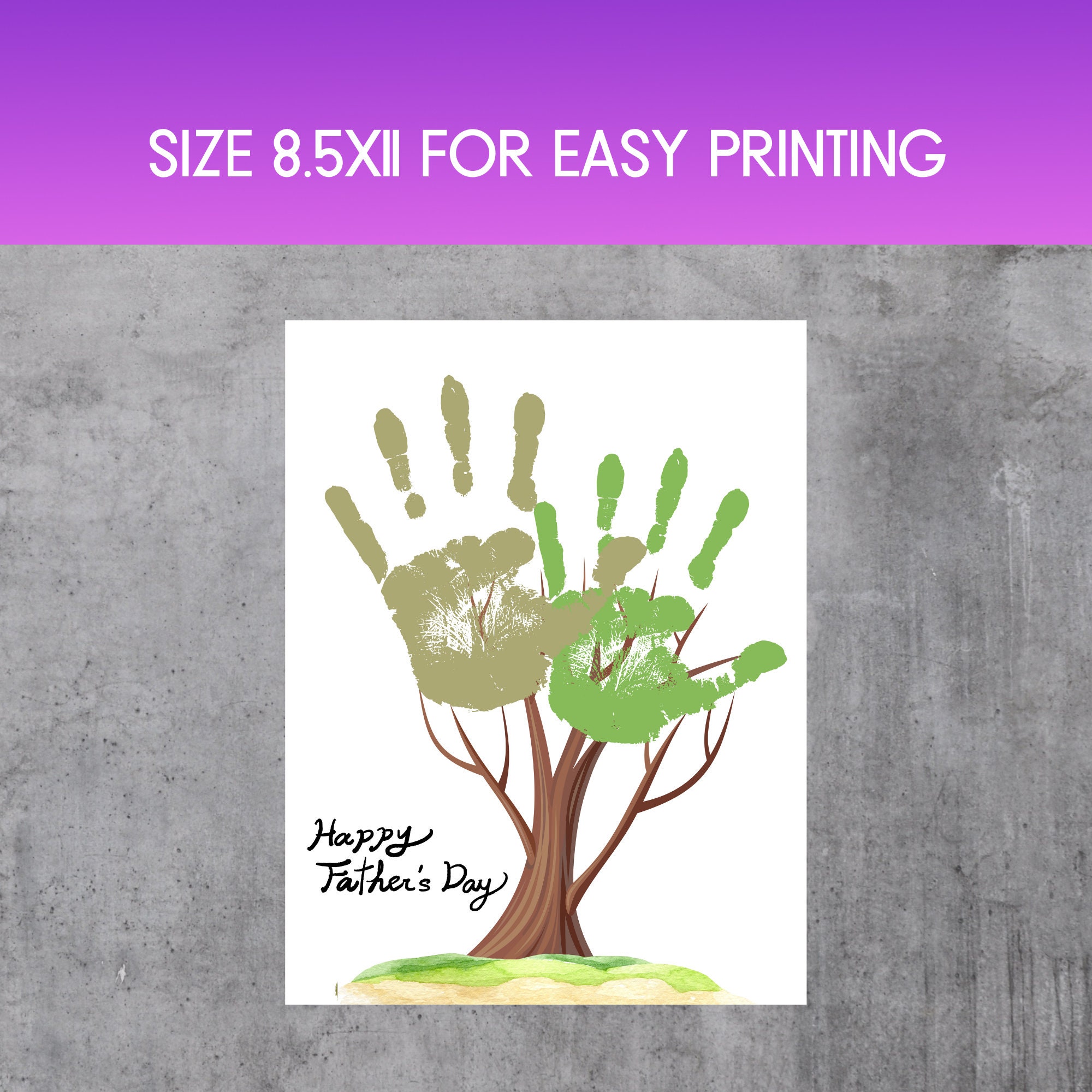 Fathers Day Handprint Craft Fathers Day Handprint Art Fathers Day Craft ...