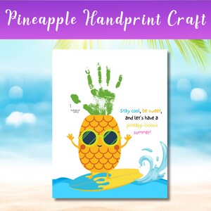 Summer Handprint Craft Bundle Summer Handprint Art for Toddler Summer ...