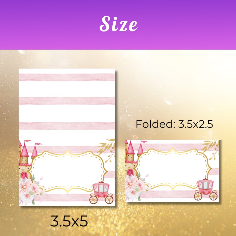 Editable Princess Food Labels Princess Food Card Princess Food Tent ...