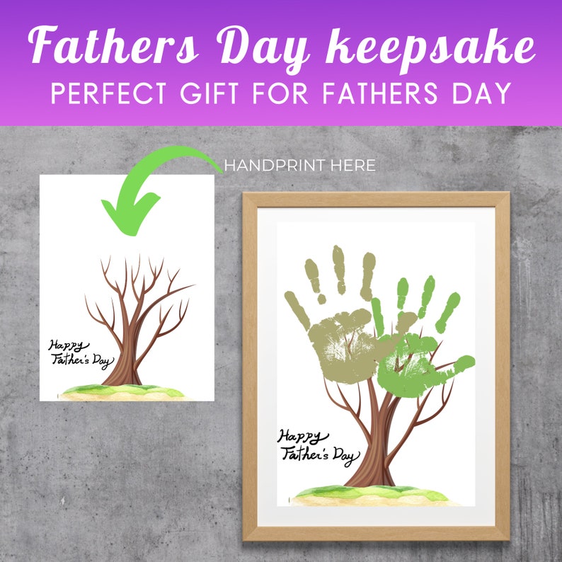 Fathers Day Handprint Craft Fathers Day Handprint Art Fathers Day Craft ...