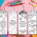 Unicorn Bookmarks Coloring Page Printable for Birthday Favors Unicorn ...