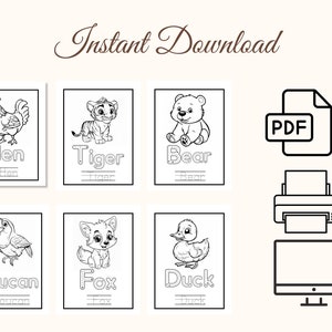 Kids Coloring Pages Printable Coloring Sheets Wild Animal Coloring ...