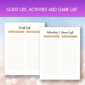 Printable Graduation Planner Party Organizer Event Planning List for ...