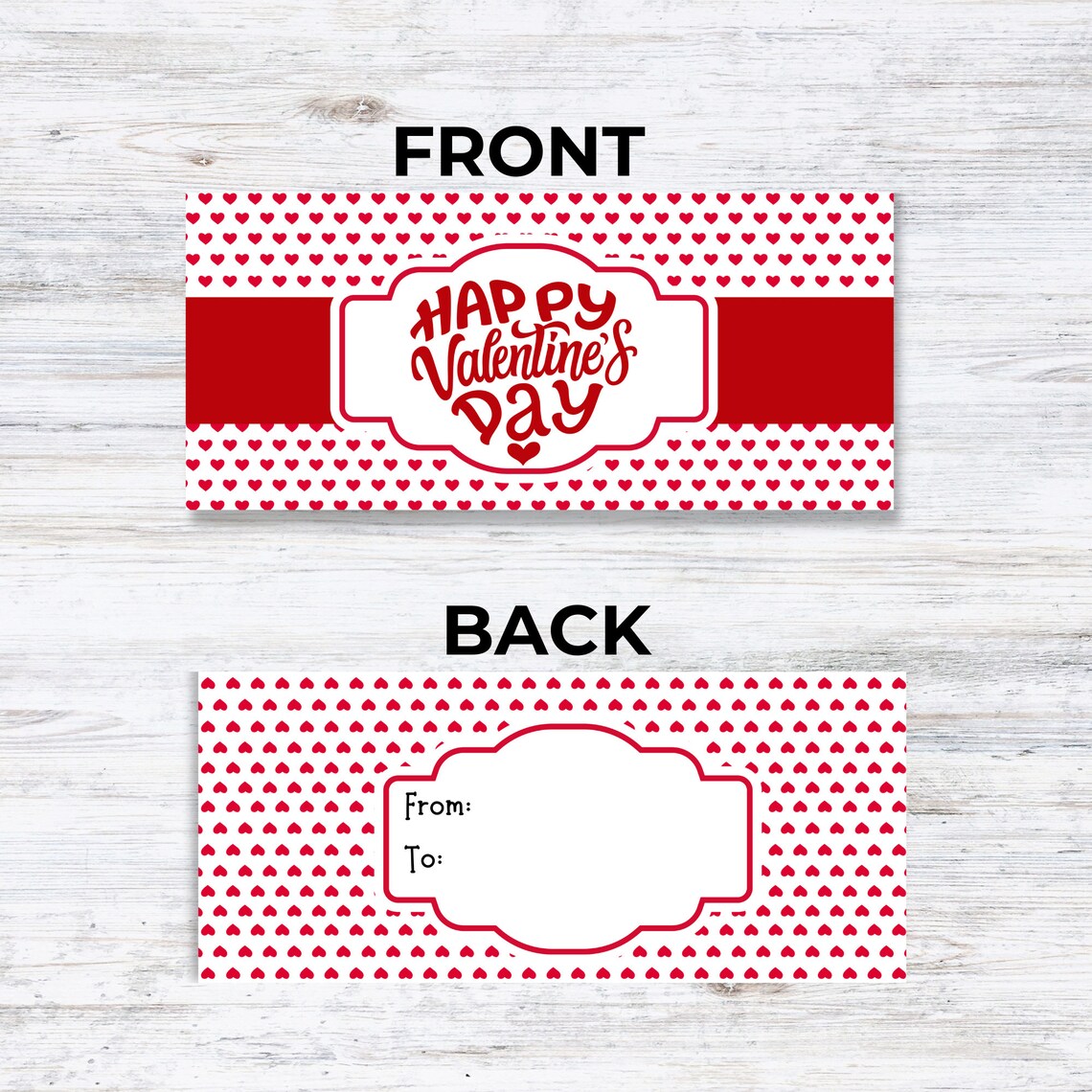 Valentine Treat Bag Topper Printable Valentines Gift Tag Labels ...