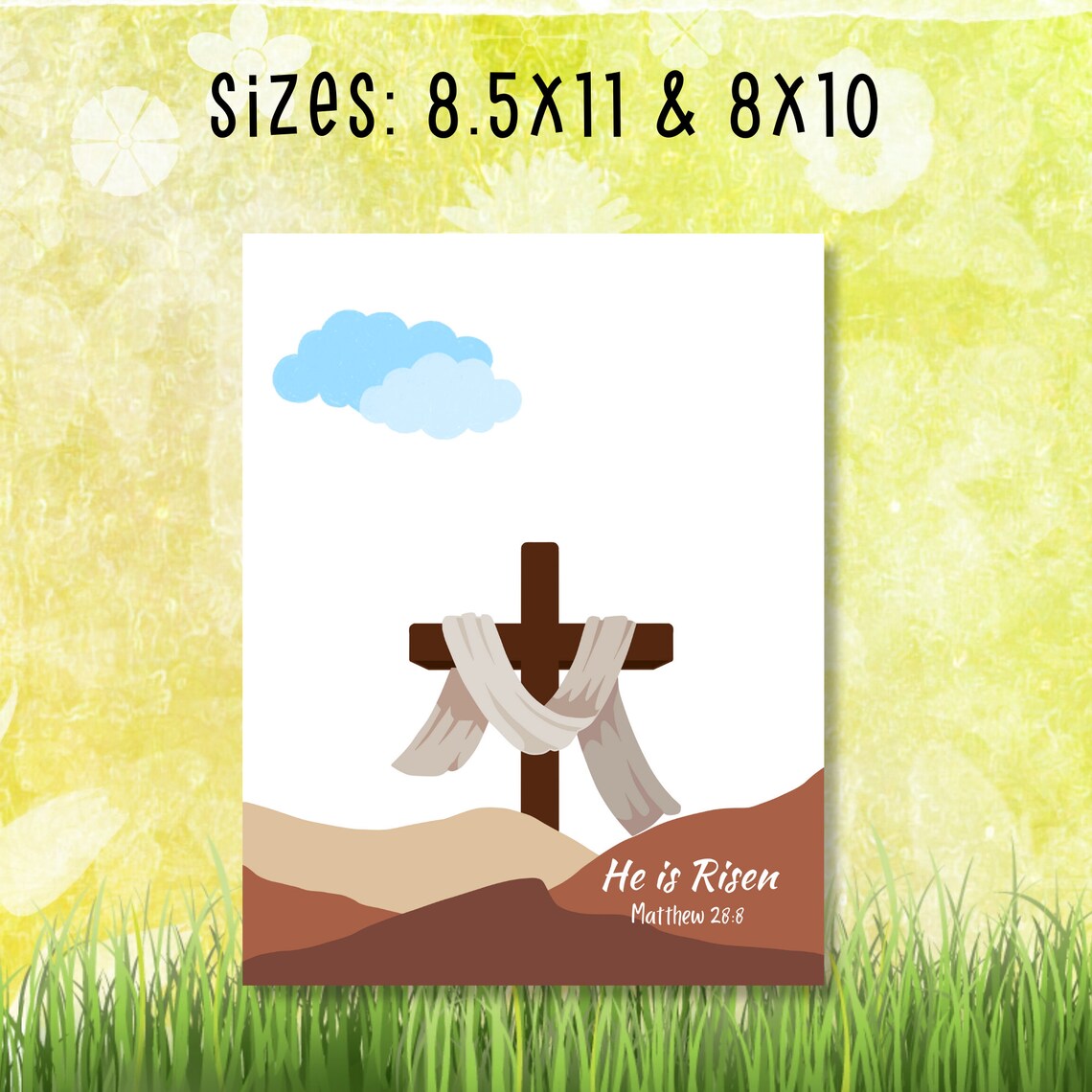 Easter Handprint Craft Bundle Printable Religious Easter DIY Craft for ...