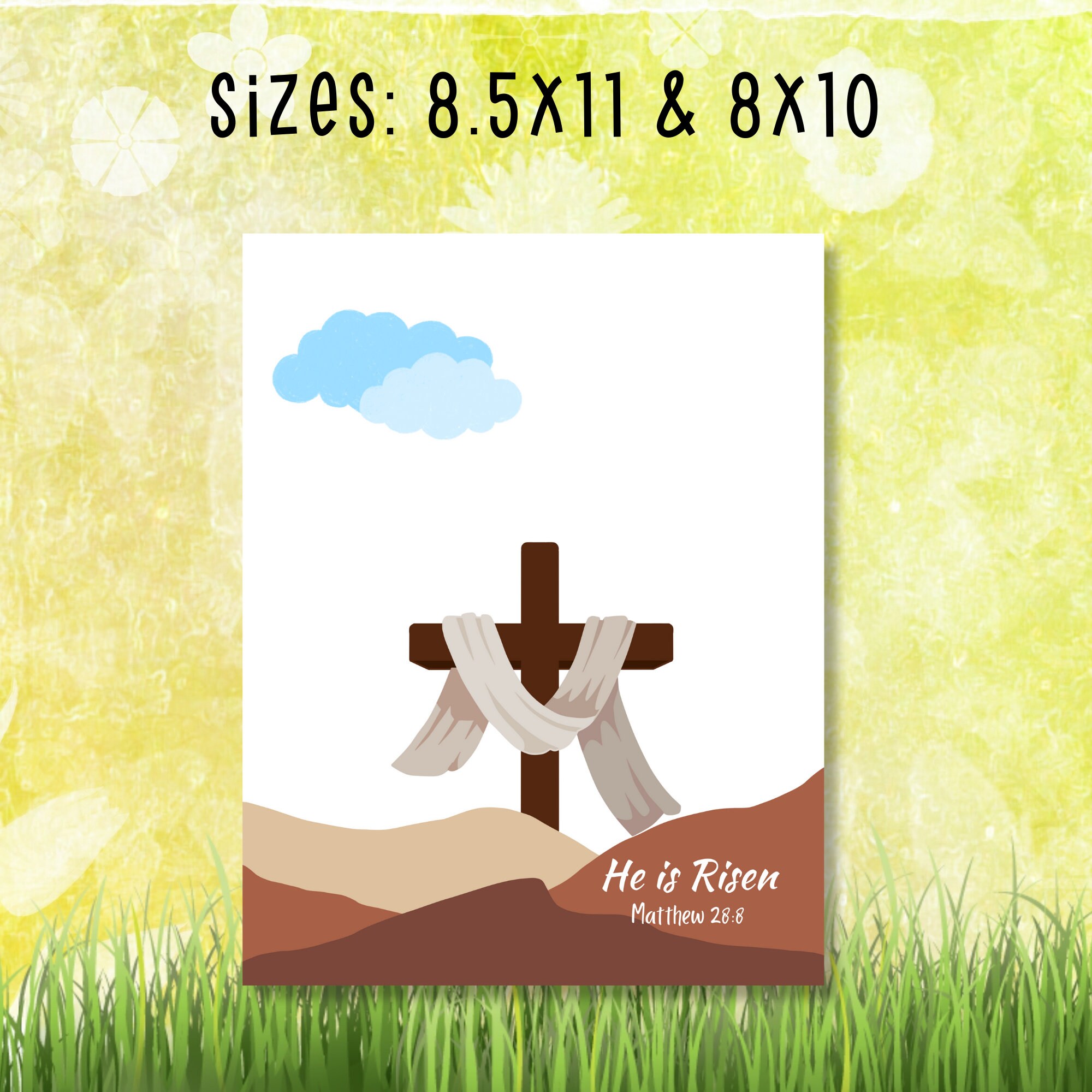 Easter Handprint Craft Bundle Printable Religious Easter DIY Craft for ...