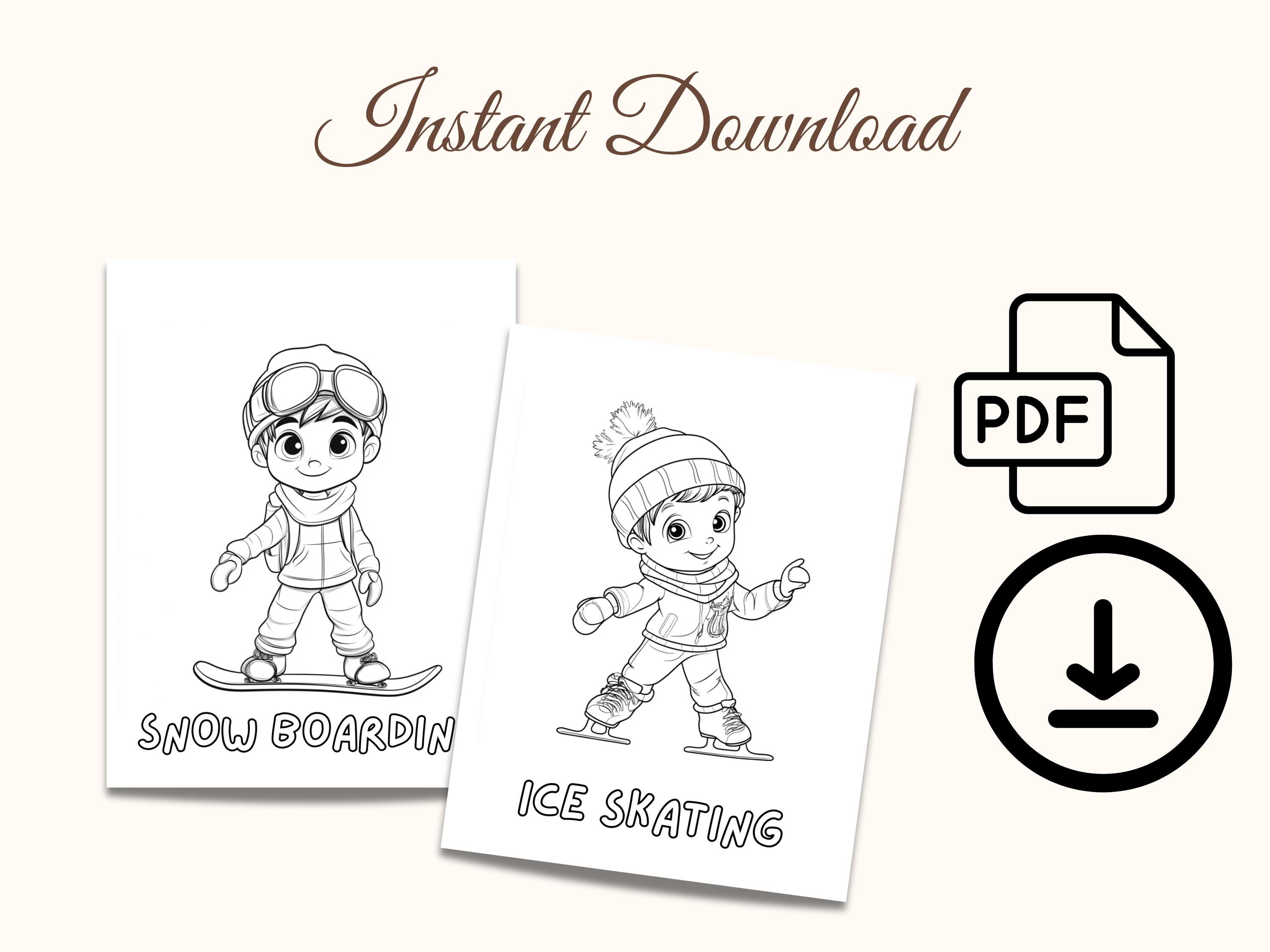 Sports Coloring Pages Simple Coloring Book Prk-2 Toddlers Daycare 18 ...