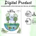 Earth Day Handprint Art Craft Printable Happy Earth Day Gift DIY Craft ...