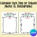End of the Year Printable Autographs Sheet 2024-2025 Last Day of School ...