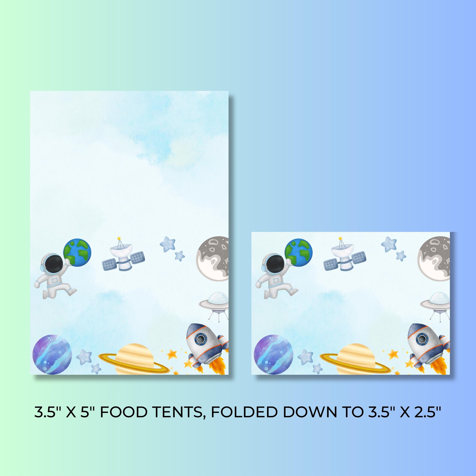 Editable Outer Space Party Food Label Birthday Editable Outer Space ...