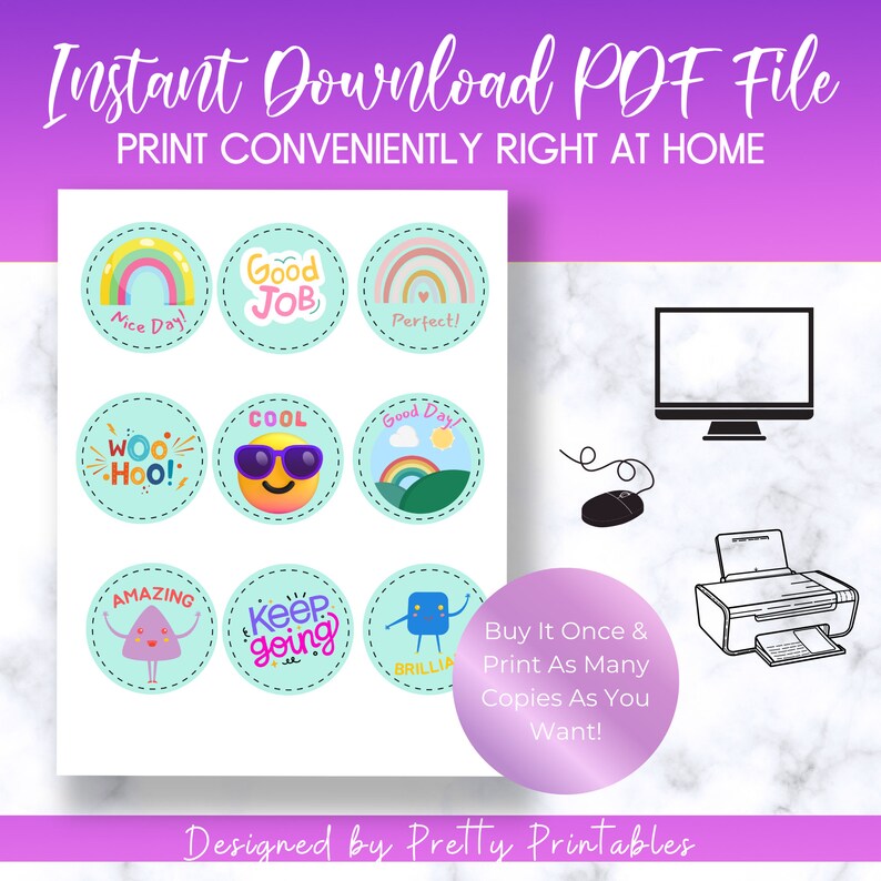 Reward Stickers Clipart Class School Home Chore Charts Motivational ...