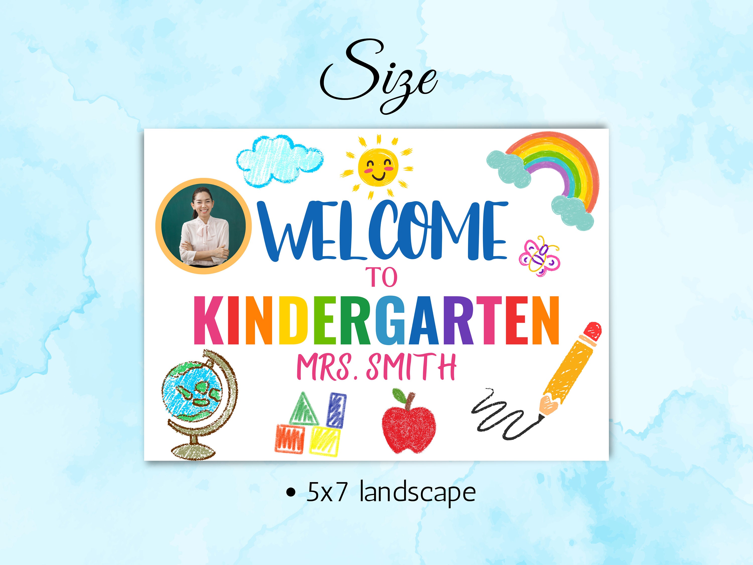 Teacher Welcome Back to School for Students Customized Photograph of ...