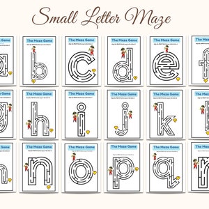 ABC Letter Learning Pirate Maze Game Preschool, Kindergartener ...