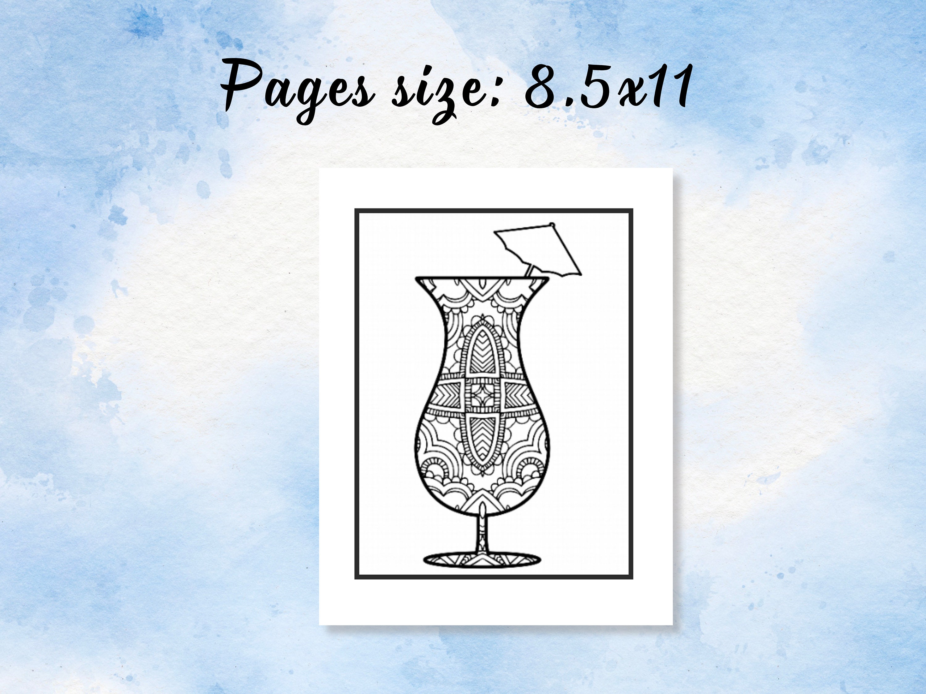 Printable Beach Mandala Coloring Pages 25 Bundle for Teens and Adults ...