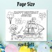 Editable Pirate Birthday Coloring Page Pirate Activity Birthday Favor ...