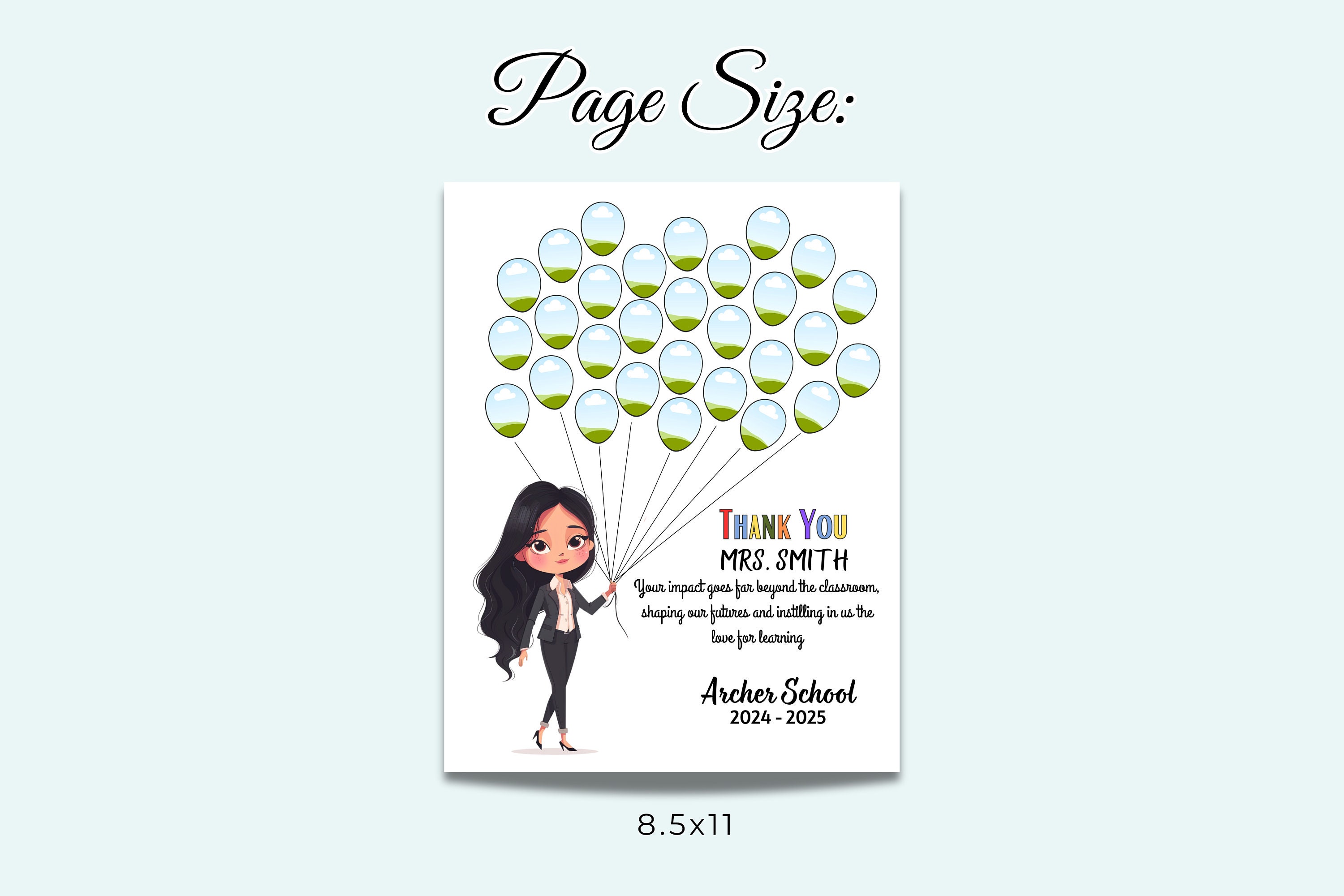 Teacher Appreciation Gift From Students, End of Year Thank You Gift ...