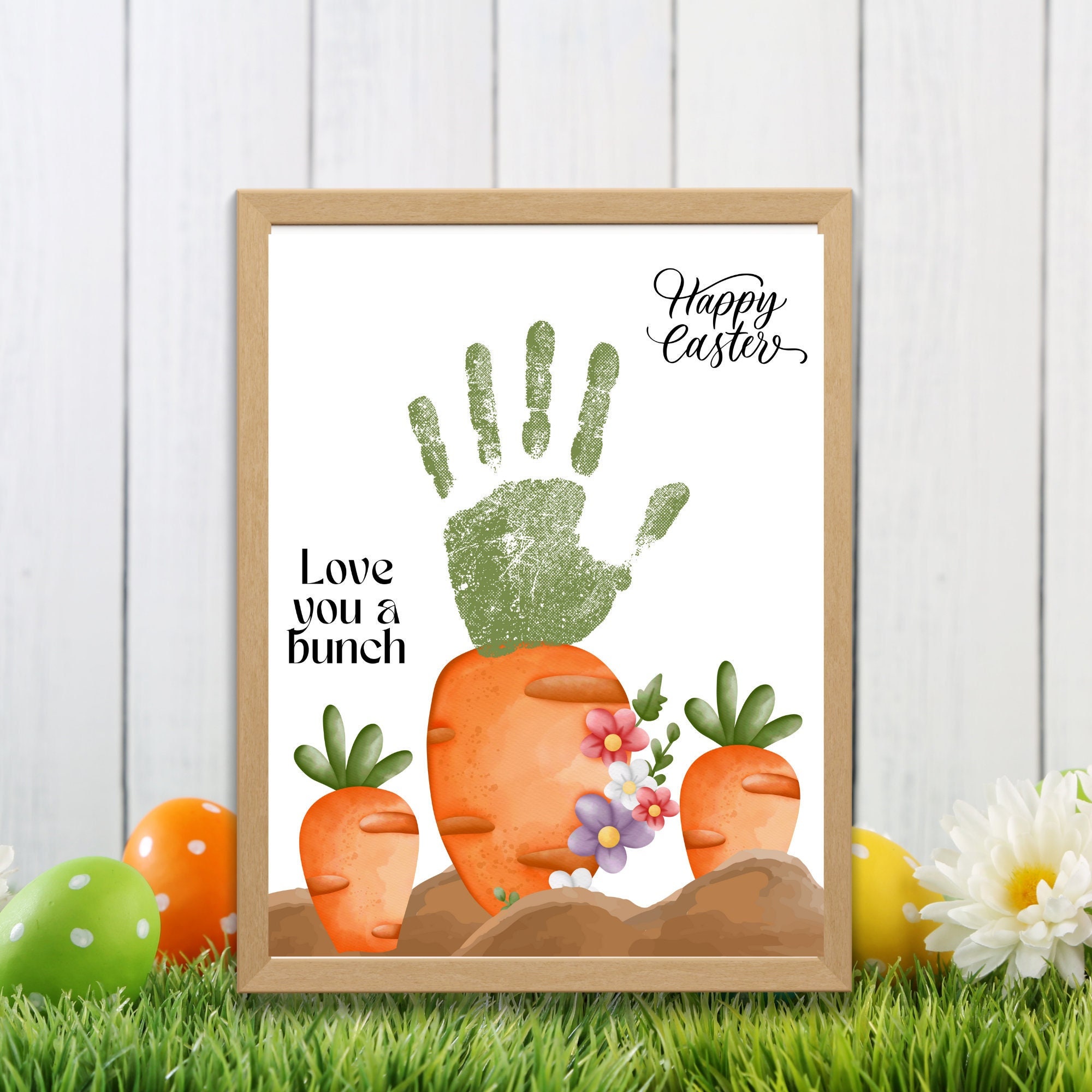 Easter Handprint Craft Art Printable Easter DIY Craft for Kids Baby ...