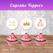 Editable Princess Birthday Bundle Princess Birthday Party Decorations ...