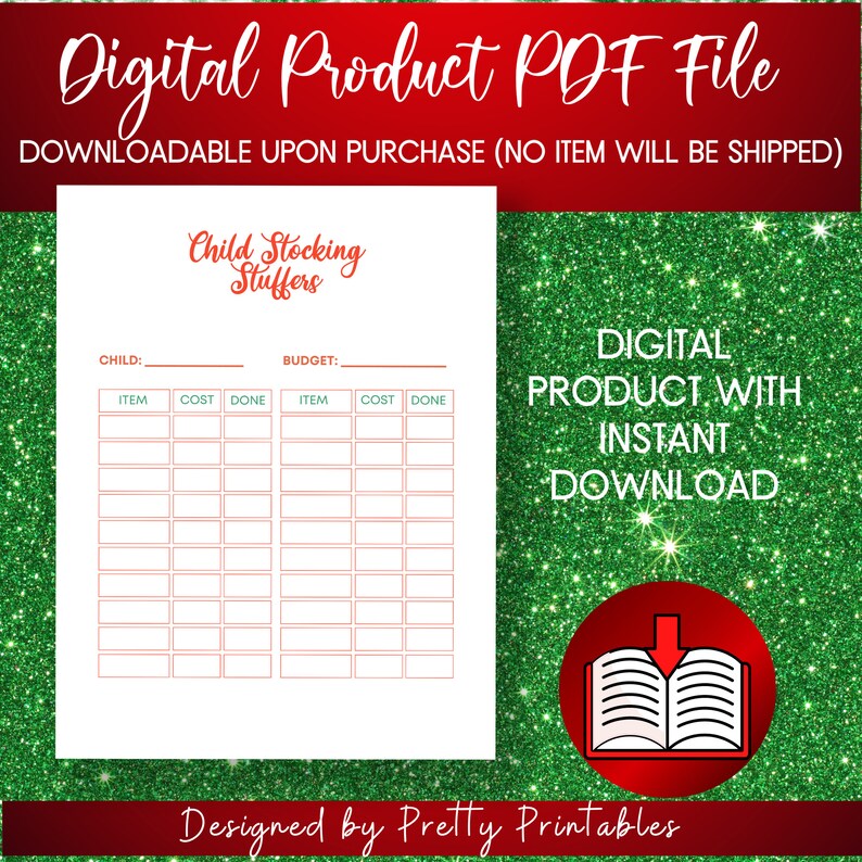 New Christmas Planner Printable Holiday Planner Advent - Etsy