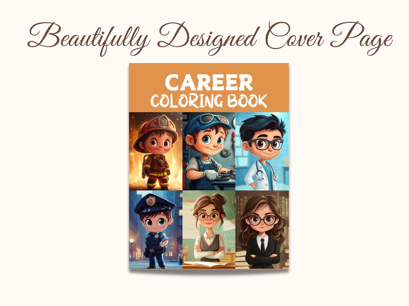 Career Coloring Pages for Kids Printable Career Coloring Sheet Job ...