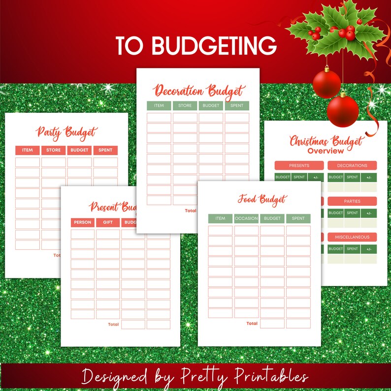 New Christmas Planner Printable Holiday Planner Advent - Etsy