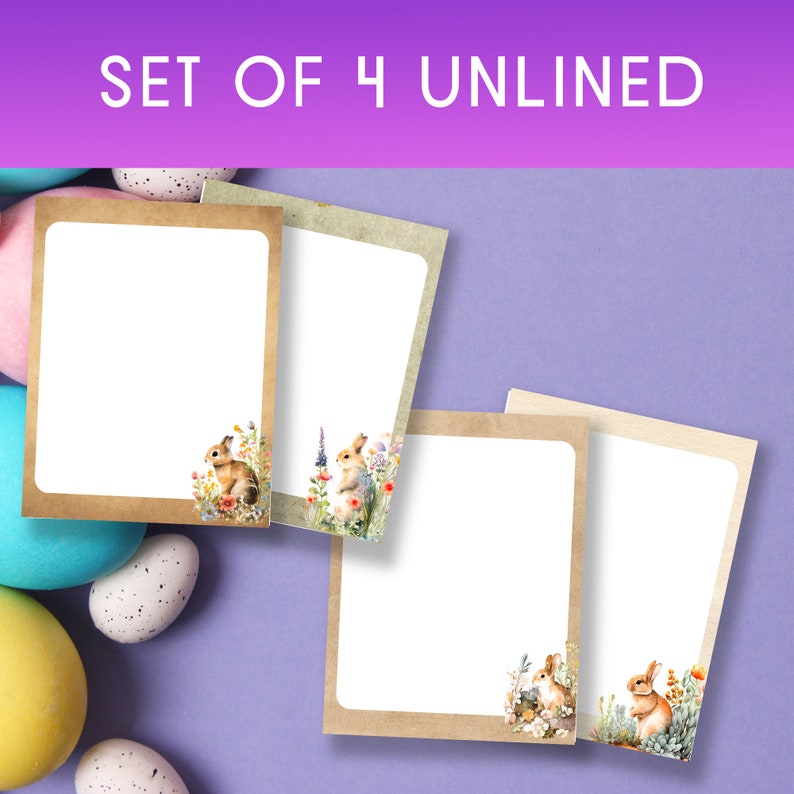Easter Stationery Printable Stationery Easter Writing Paper Easter ...