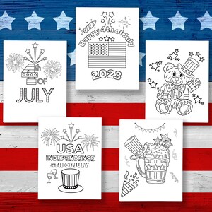 4th of July Activity Set for Kids Printable Pack Fourth of July ...