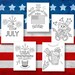 4th of July Activity Set for Kids Printable Pack Fourth of July ...