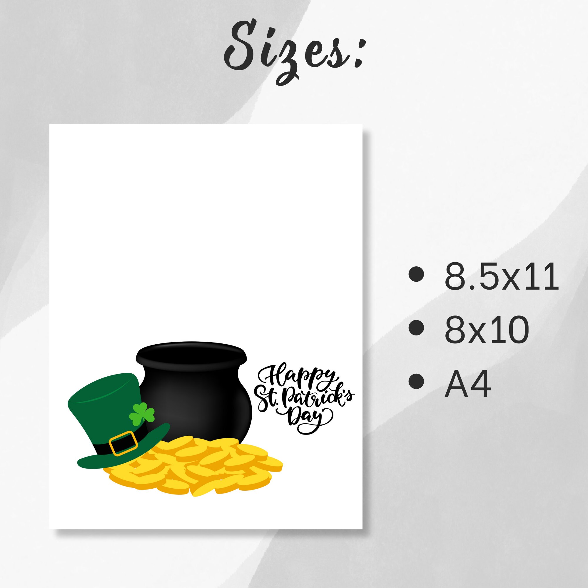 Printable St Patricks Handprint Craft for Kids St Patrick's Pot of Gold ...