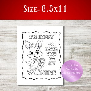 Printable Valentines Day Coloring Pages for Kids Bundle Coloring ...