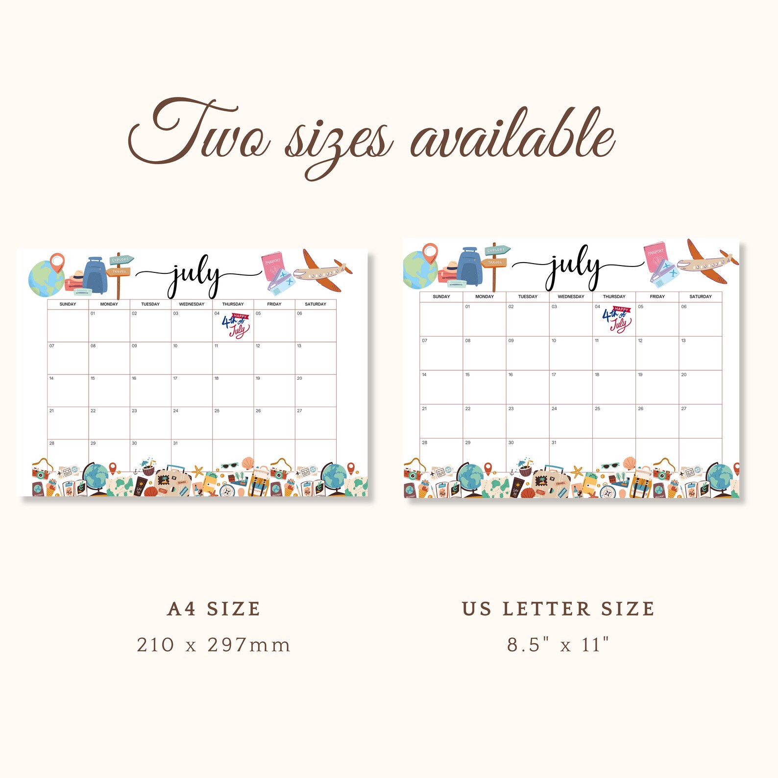 July 2024 Calendar Printable Kids 2024 Calendar Classroom School ...