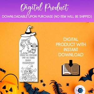Printable Halloween Coloring Bookmarks to Color Halloween Activity ...