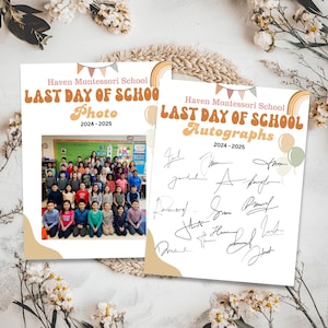 End of the Year Printable Autographs Sheet 2024-2025 Last Day of School ...