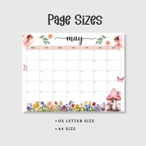 May 2025 Calendar Printable Kids Calendar 2025 Calendar Classroom ...