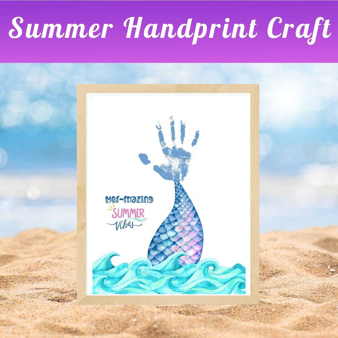 Summer Handprint Craft Summer Handprint Art Summer Handprint for ...