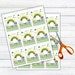 St Patricks Day Tag Printable, Pot of Gold St Patricks Gift Label ...