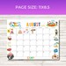 August 2024 Calendar Printable Kids Calendar 2024 Fillable Calendar ...