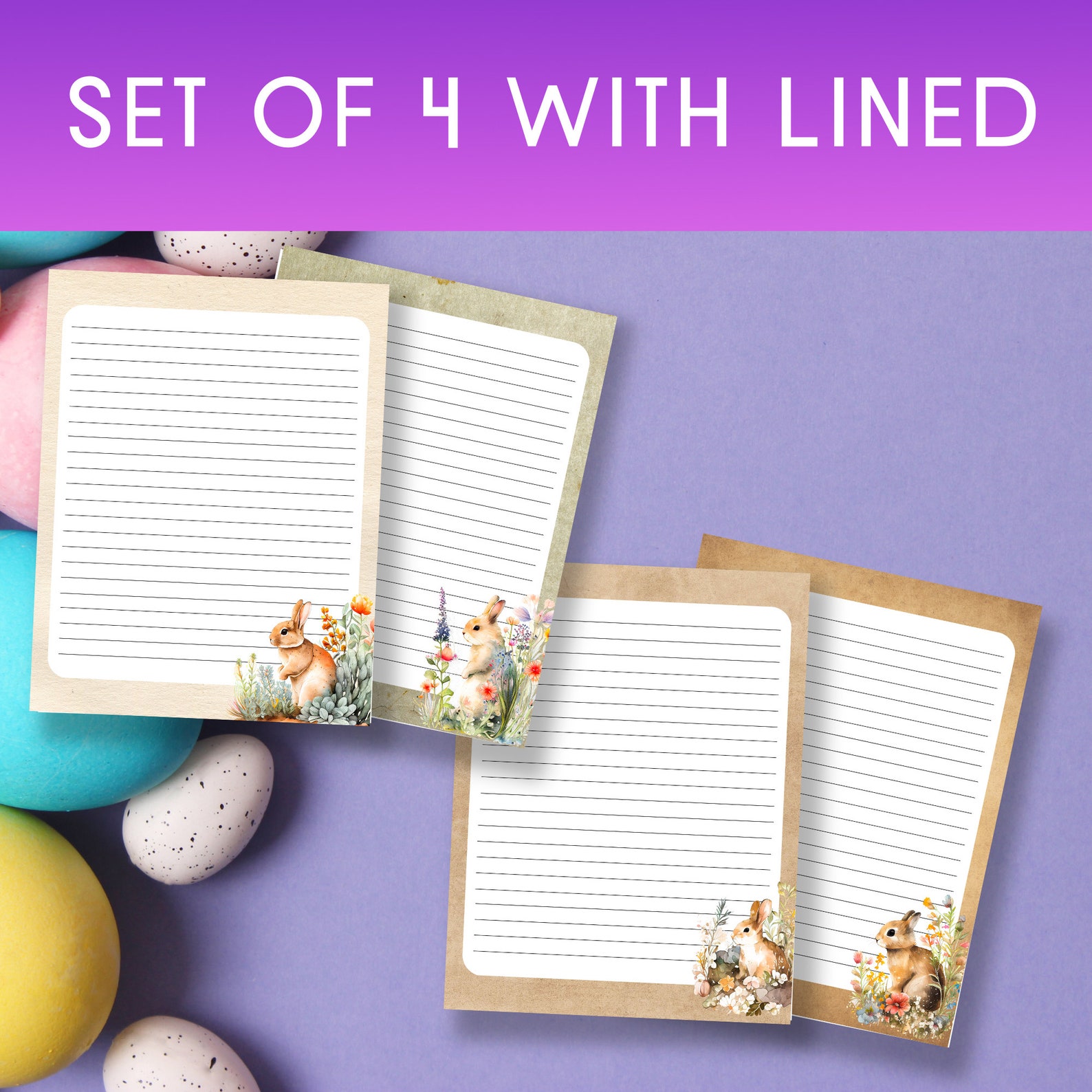 Easter Stationery Printable Stationery Easter Writing Paper Easter ...
