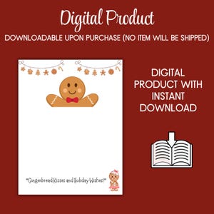 Christmas Gingerbread Man Handprint Craft Printable DIY Art for Baby ...